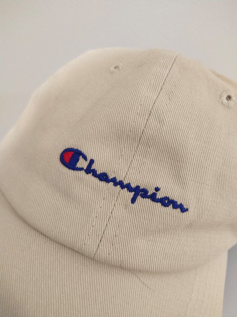 Original Topi Champion Beige/Khaki/Cream Cap Japan Streetwear Hari Raya ...
