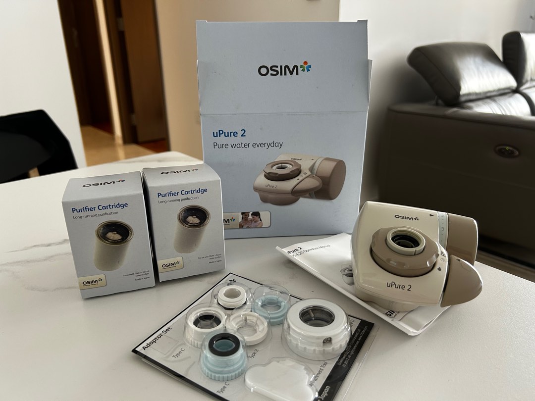 OSIM uPure2 with additional brand new filtration cartridge, Furniture ...