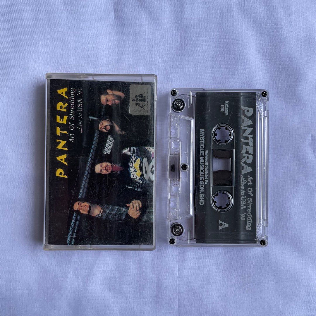 Pantera - Art of Shredding, Live in USA, 93 Tape, Hobbies & Toys, Music ...