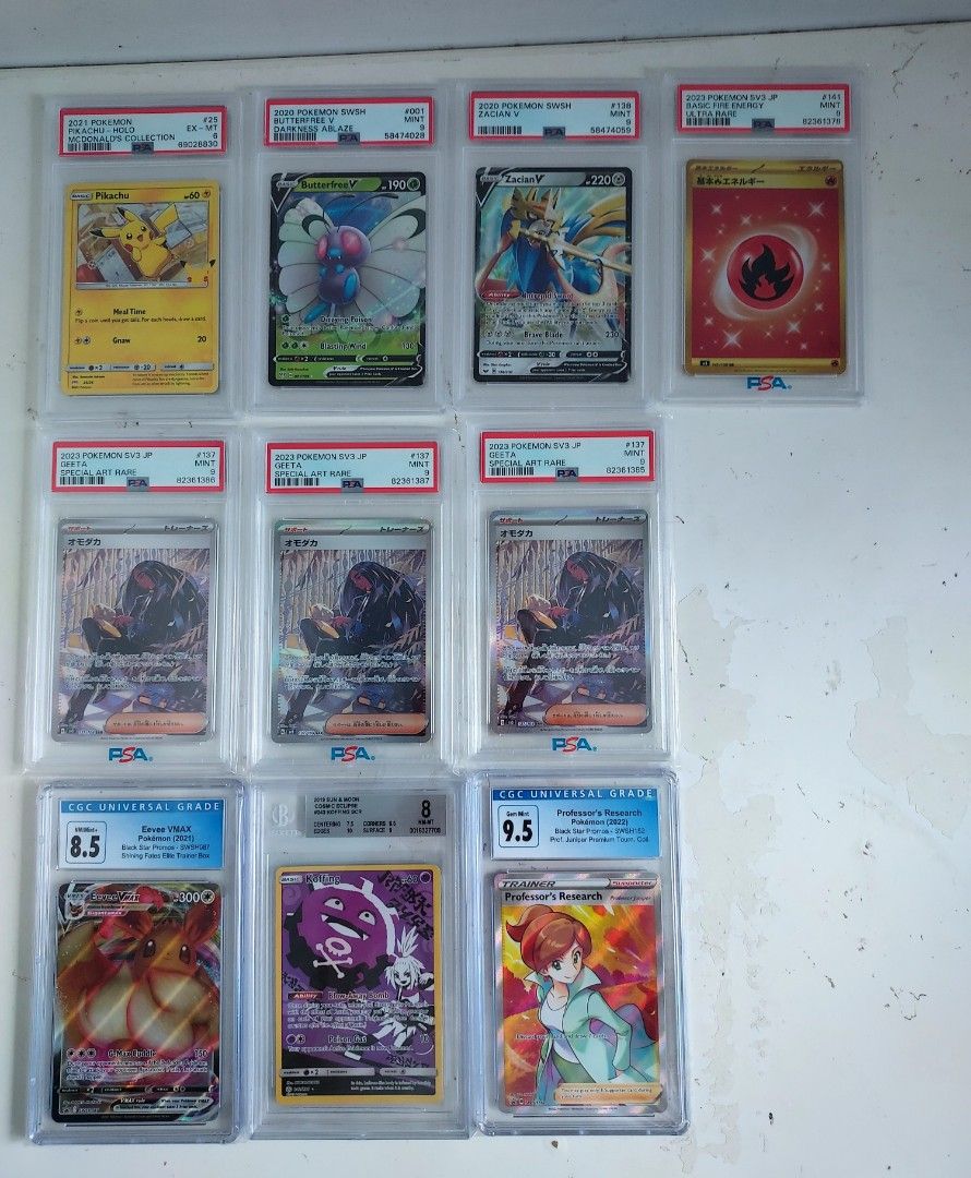 Pokemon cgc psa bgs slab cards part 1, Hobbies & Toys, Toys & Games on ...
