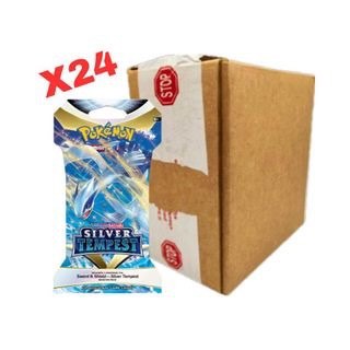 Pokemon Silver Tempest Sleeved Booster Pack Inner Sealed Case (24packs ...