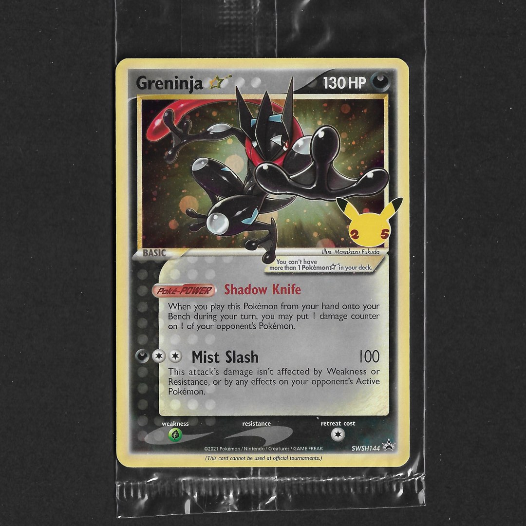 Pokemon Trading Card Game Greninja (SWSH144), 興趣及遊戲, 玩具 & 遊戲類 - Carousell