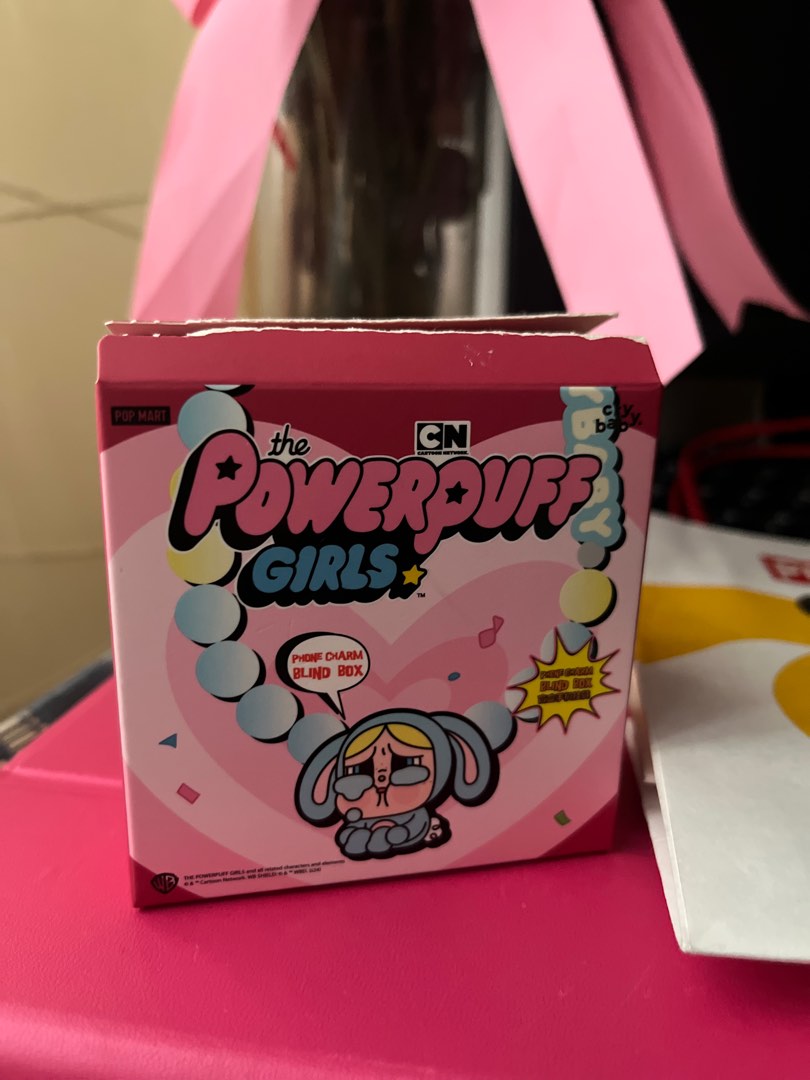 Pop Mart Power Puff Phone Chain Bunny Bubbles, Mobile Phones & Gadgets ...
