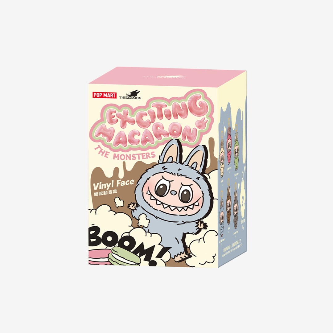 POP MART THE MONSTERS LABUBU Exciting Macaron Vinyl Face Blind Box V1 ...
