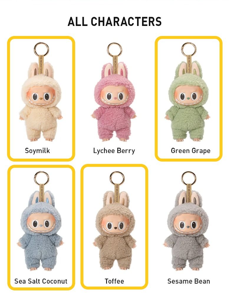 POP MART THE MONSTERS LABUBU Exciting Macaron Vinyl Face Blind Box V1 ...