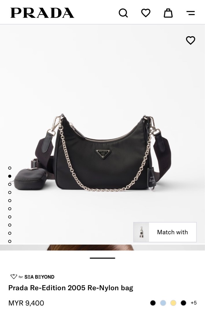 Prada hobo 3in1, Luxury, Bags & Wallets on Carousell