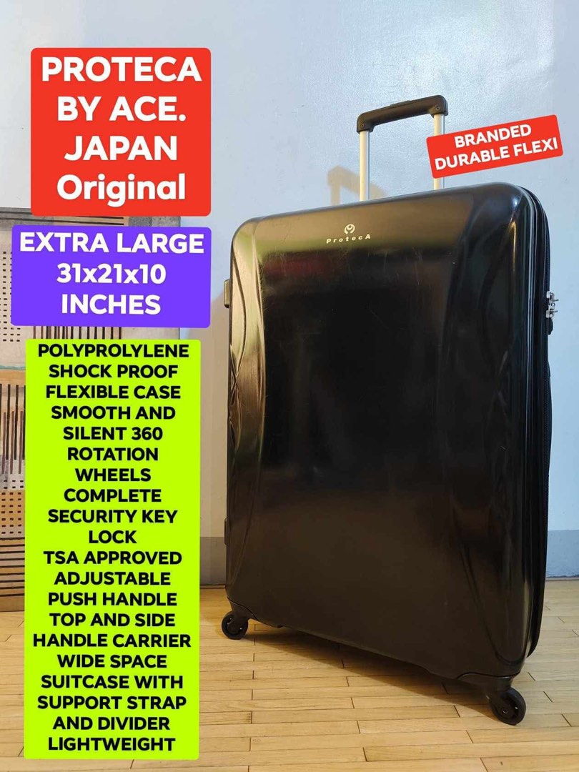 PROTECA BY ACE. JAPAN MADE IN JAPAN IMPORTED FROM JAPAN EXTRA LARGE ...