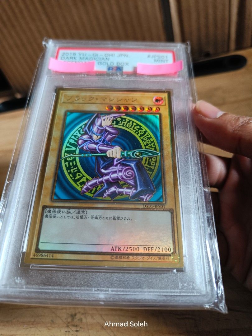 Psa 9 Yugioh yu-gi-oh Dark Magician LGB1-JPS01 Premium Gold Rare [LGB1] LEGENDARY GOLD BOX Card ...
