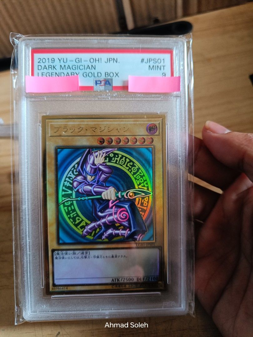 Psa 9 Yugioh yu-gi-oh Dark Magician LGB1-JPS01 Premium Gold Rare [LGB1] LEGENDARY GOLD BOX Card ...