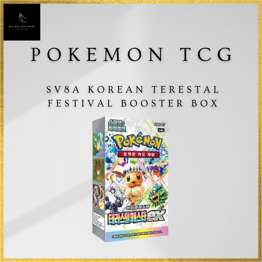 [Pokemon TCG] Korean Terastal Festival SV8a Booster Box, Hobbies & Toys ...