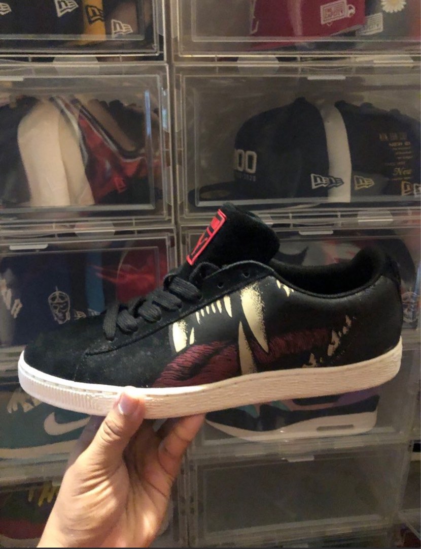 Puma Monster Cat UK9 Suede Clyde Black, Men's Fashion, Footwear ...