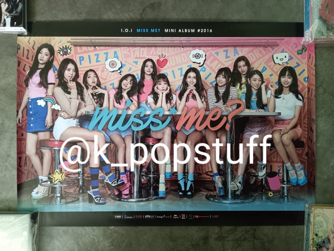 (RARE) IOI Whattaman Chrysalis Miss me poster set, Hobbies & Toys, Memorabilia & Collectibles, K ...