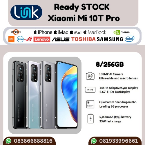 Ready Xiaomi 10T Pro 8/256GB Mulus No Minus Siap COD, Telepon Seluler & Tablet, Ponsel Android ...