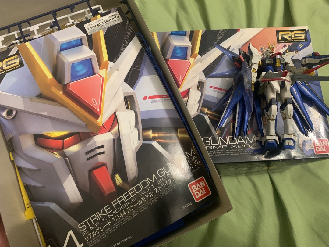 RG grade Strike Freedom Gundam, Hobbies & Toys, Toys & Games on Carousell