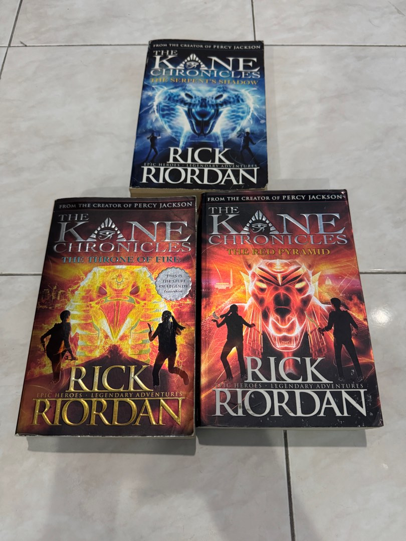 Rick Riordan - The Kane Chronicles, Hobbies & Toys, Books & Magazines ...