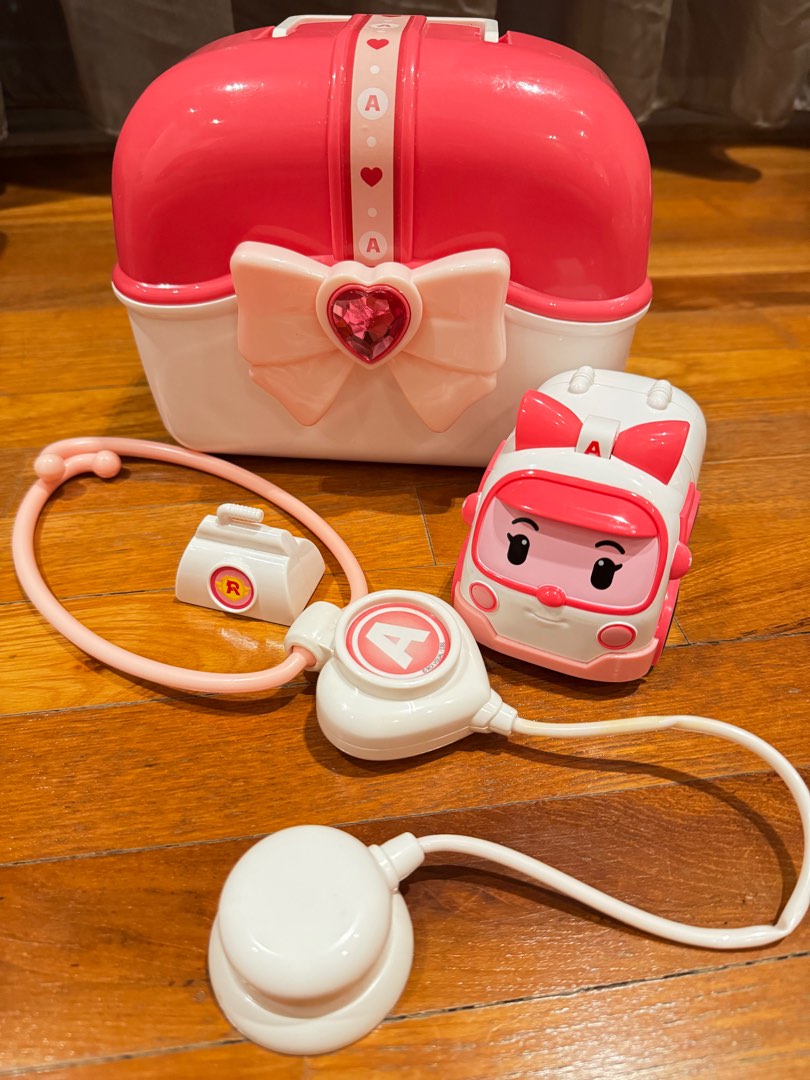 Robocar poli Amber. Ambulance. Convertible car, Hobbies & Toys, Toys ...