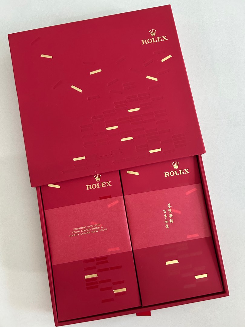 Rolex VIP Ang Bao pow Red Packet box set, Luxury, Accessories on Carousell