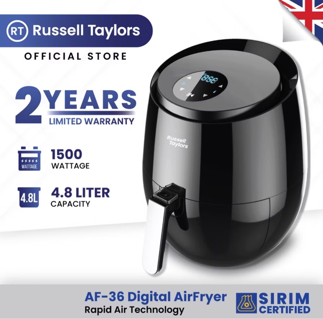 Russel Taylor Airfryer, TV & Home Appliances, Kitchen Appliances ...