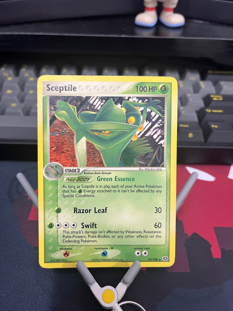 Sceptile #10 Pokemon Emerald with Evolution Set, Hobbies & Toys, Toys ...