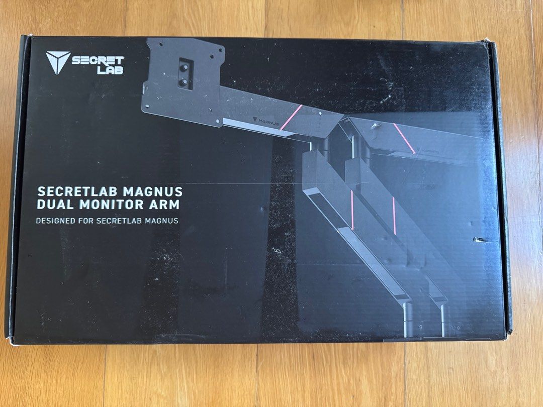 Secret Lab dual monitor arm, Computers & Tech, Parts & Accessories ...