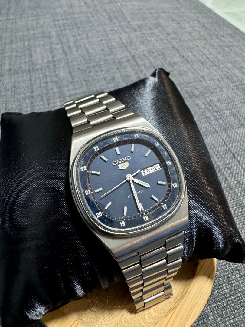 Seiko 5 Railway Time Square Model Automatic Watch, Men's Fashion ...