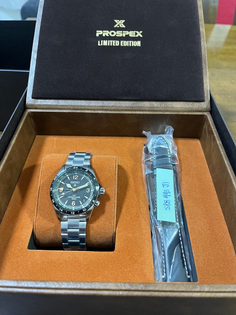Seiko Prospex Alpinist GMT Limited Edition SPB 493/SPB493J1, Men's ...