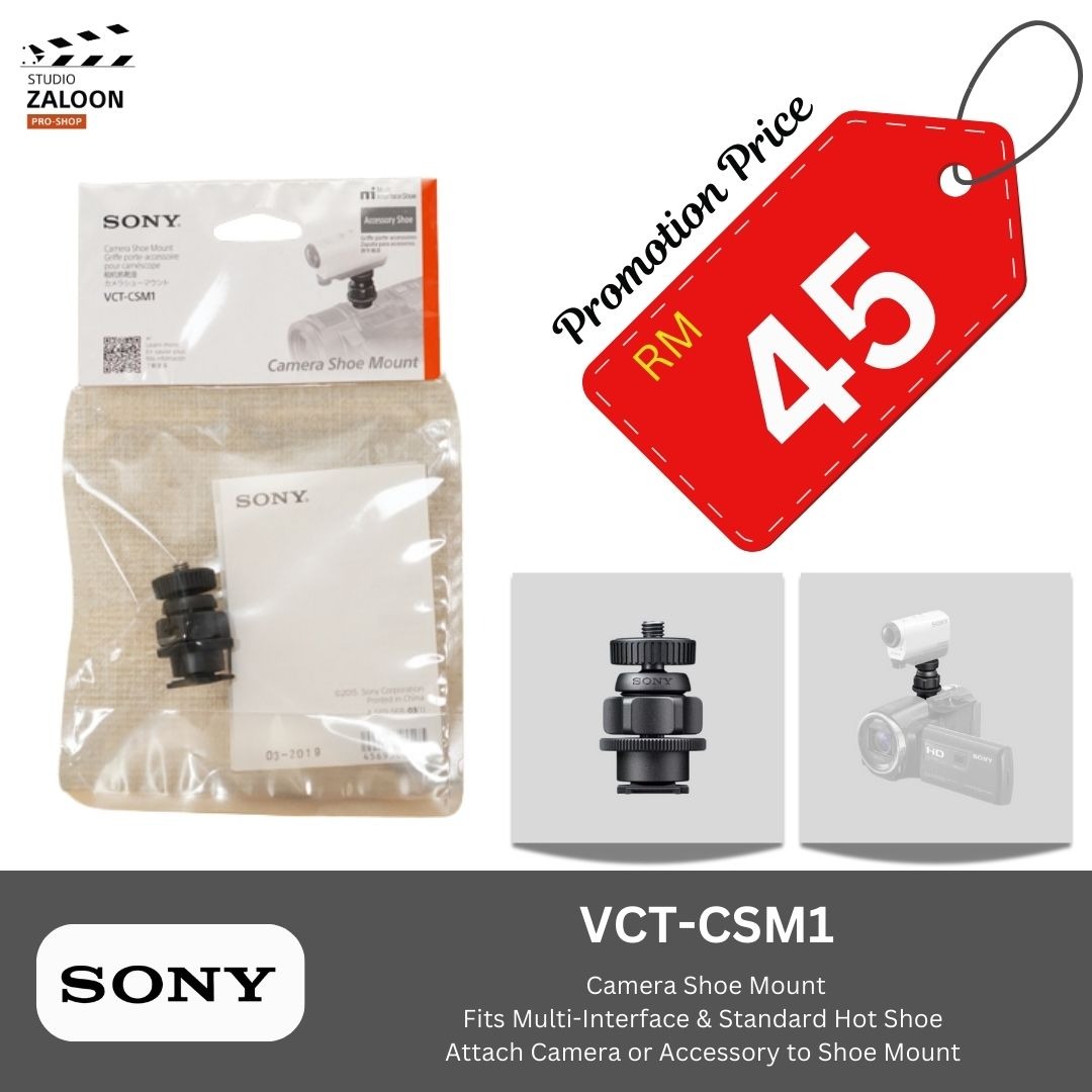 Sony VCT-CSM1 Camera Shoe Mount, Photography, Video Cameras on Carousell