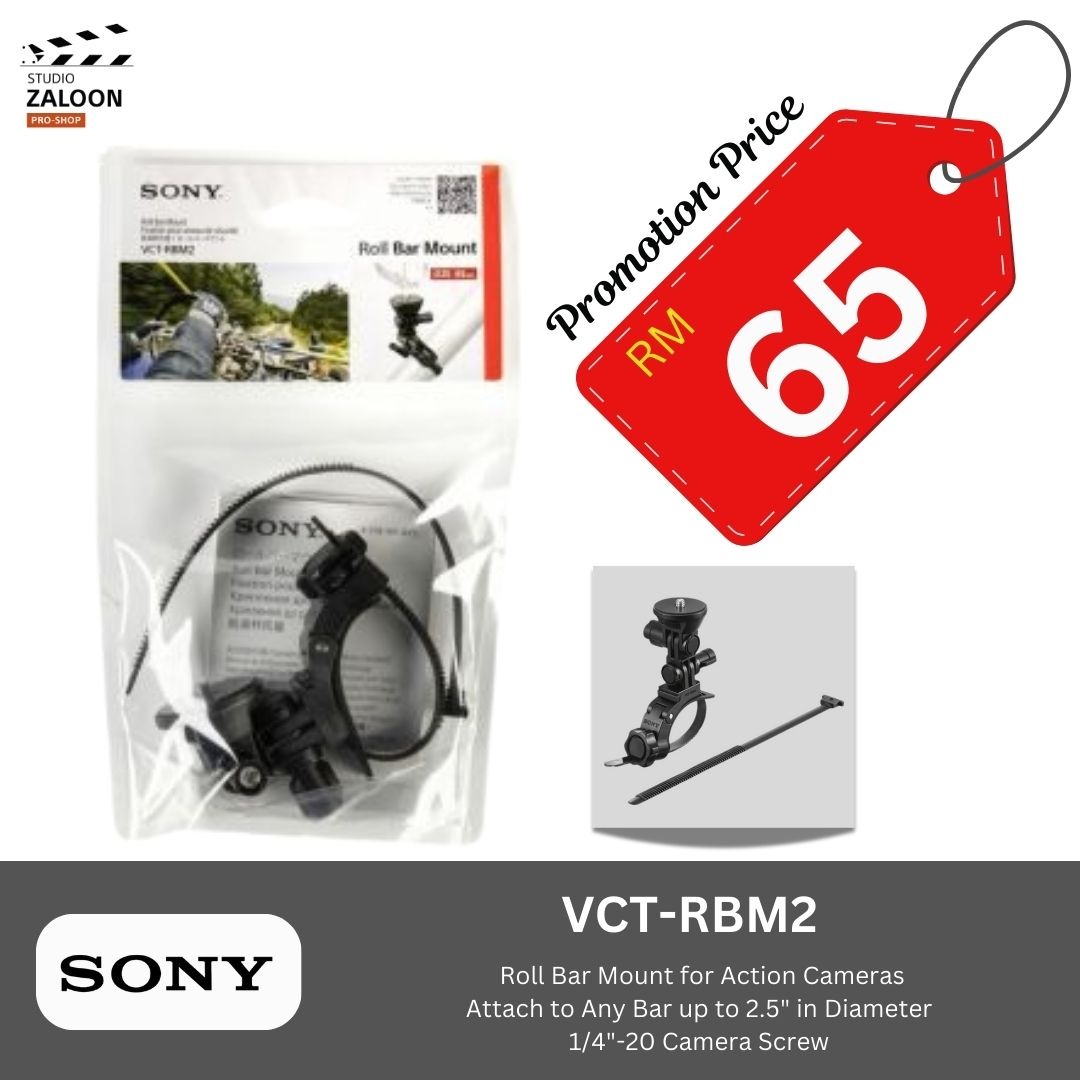 Sony VCT-RBM2 Roll Bar Mount for Action Cameras, Mobile Phones ...