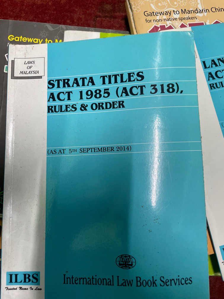 Strata Titles Act 1985 (Act 318), Hobbies & Toys, Books & Magazines ...