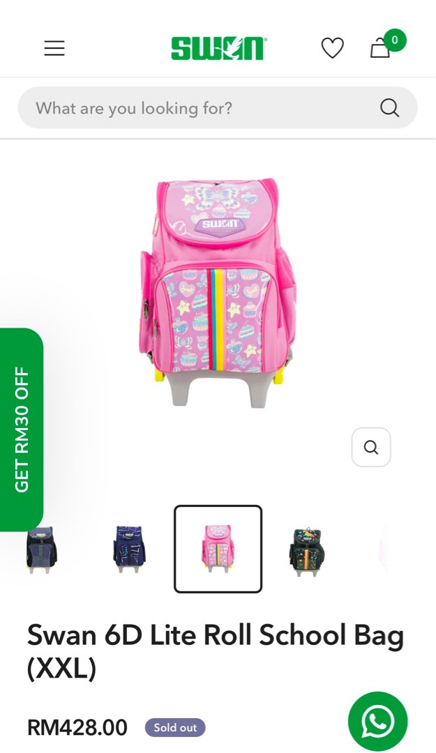 SWAN Trolley School Bag (brand new), Babies & Kids, Babies & Kids ...
