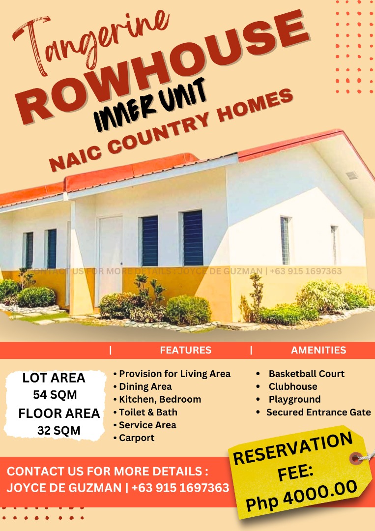Tangerine Rowhouse Inner Unit, Property, For Sale, House & Lot on Carousell