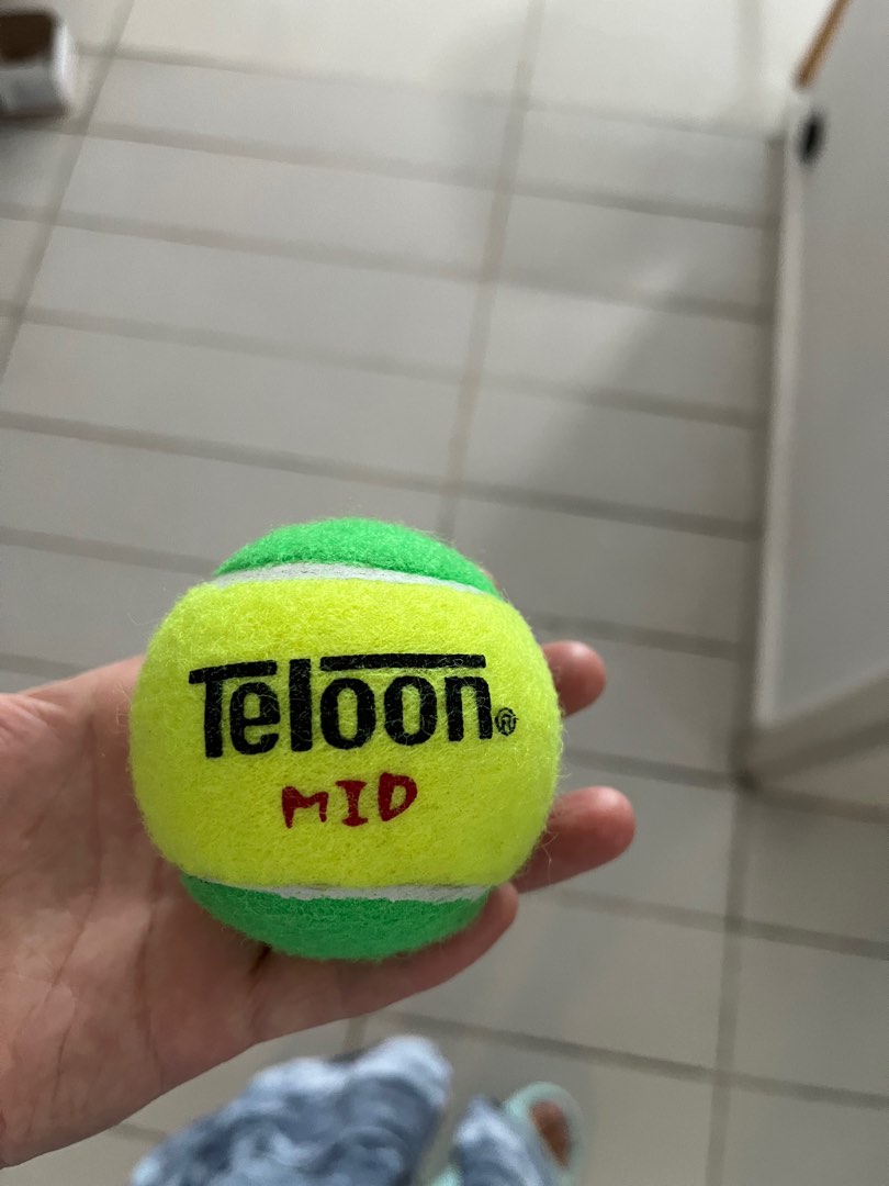 Teloon Tennis ball green dot kids mid, Sports Equipment, Sports & Games ...