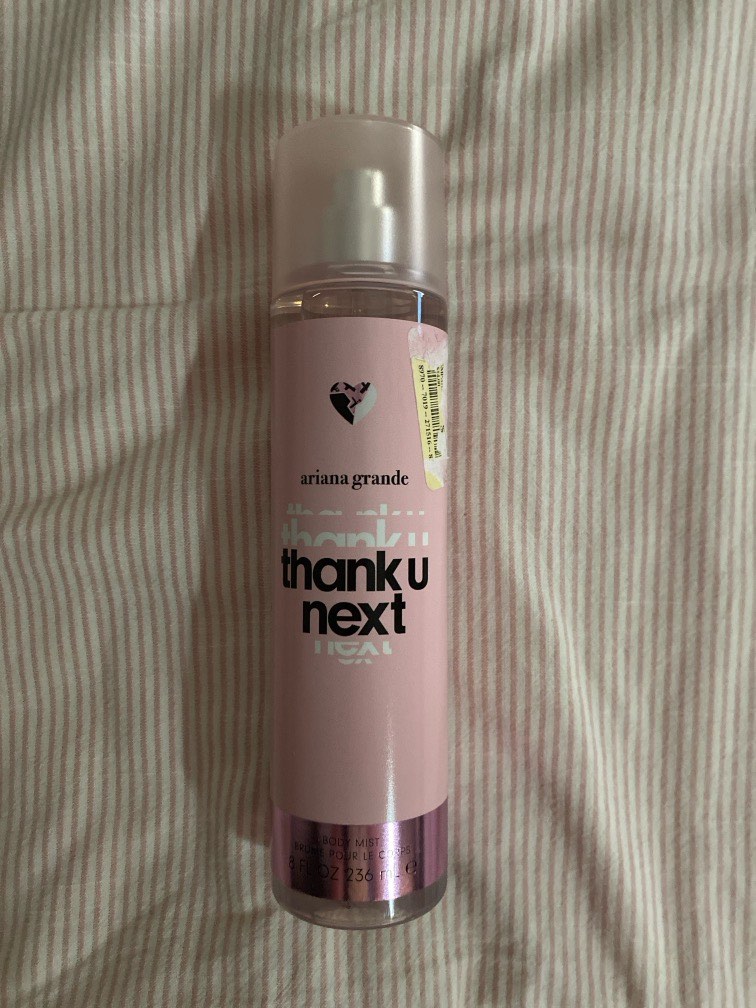 Thank u next - body spray, Beauty & Personal Care, Fragrance ...