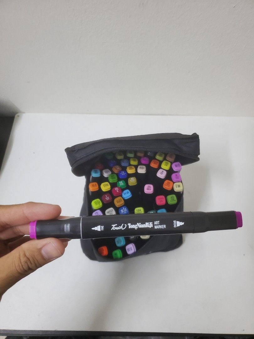 Touch Colours Marker Pen Art Dual Head Twin Tip Lukis 60 pieces Include ...