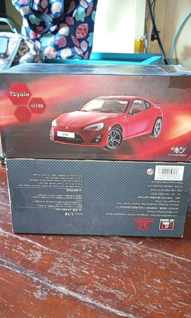 Toy car auto honda civic type R/Toyota GT86, Hobbies & Toys, Toys ...