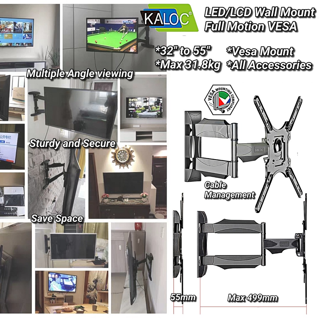 TV Arm mount swivel, TV & Home Appliances, TV & Entertainment, TV Parts ...