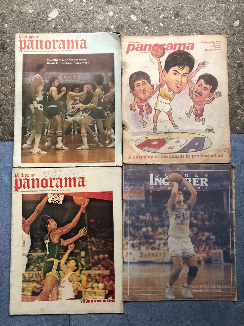 Vintage Assorted Filipiniana Local Philippine Basketball Front Cover ...