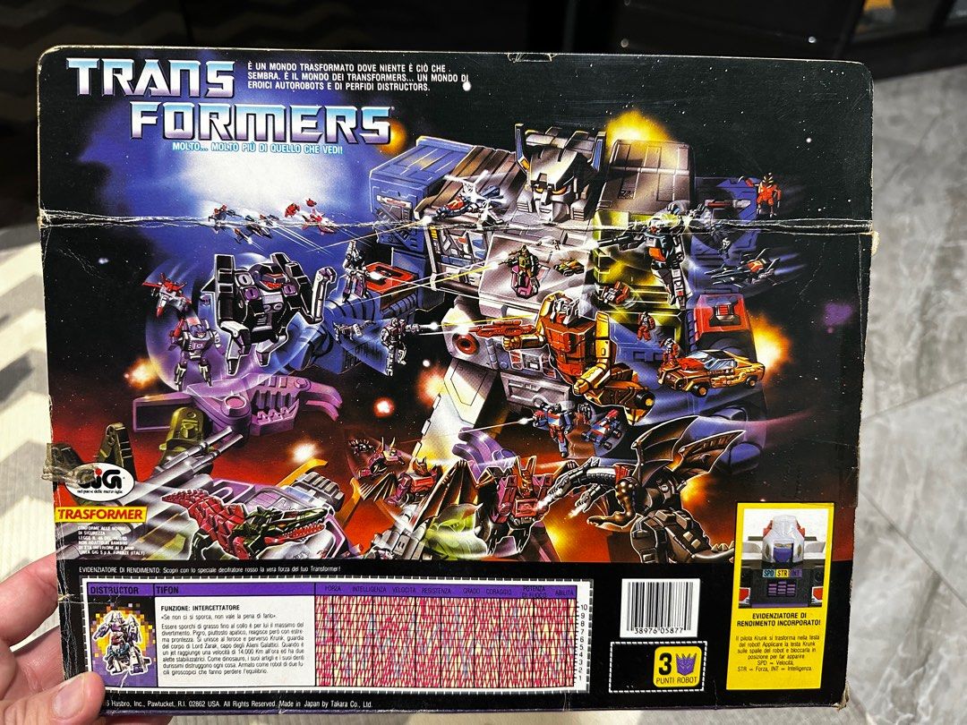 Vintage G1 Transformers Horrorcon Triple Changer Headmaster Snapdragon ...