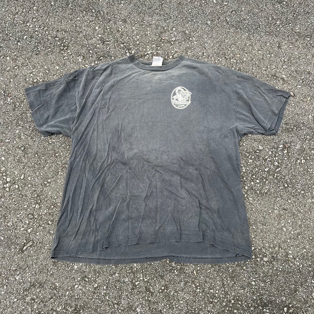 Vintage Perfectly Faded Lake Tee, Men's Fashion, Tops & Sets, Tshirts ...