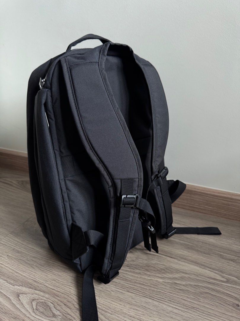 Wotancraft EasyPack 15L (Black Canvas) and Hidden Zipper Pocket Module, Men's Fashion, Bags ...