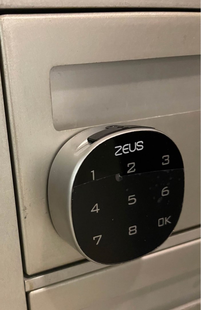 ZEUS letter box digital lock, Furniture & Home Living, Security & Locks ...