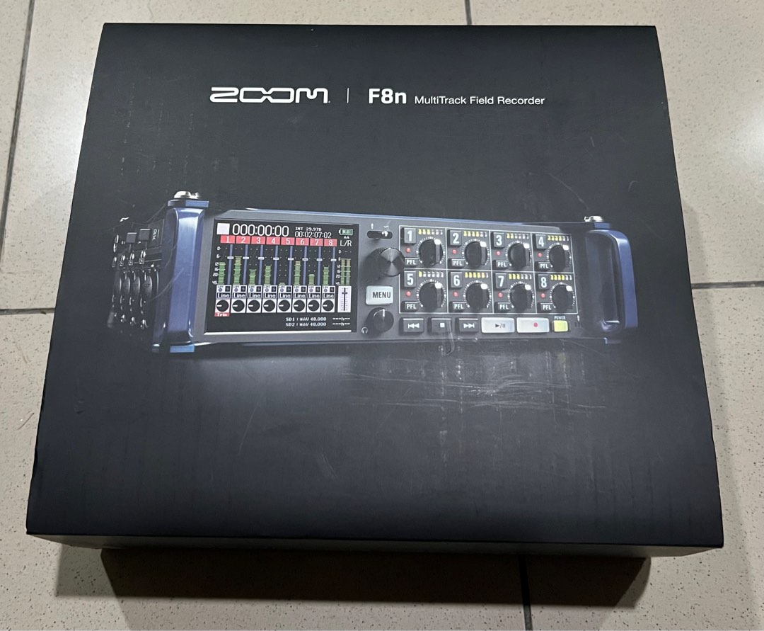 Zoom F8n 8-Input / 10-Track Multitrack Field Recorder, Audio, Voice ...