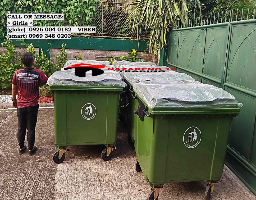1100LITERS MOBILE WASTE BIN TRASH BINS, Furniture & Home Living ...