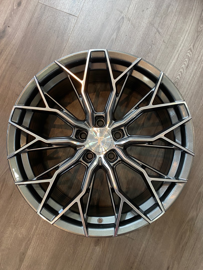 19 inch Flow form Rims F118, Car Accessories, Tyres & Rims on Carousell