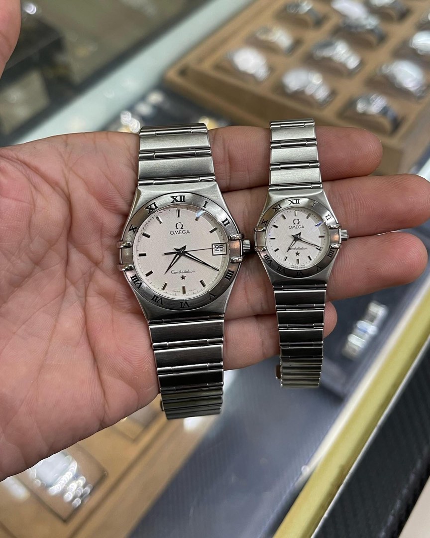 2nd Couple Watch Omega Constellation Quartz 22mm 33mm Fulloriginal ...