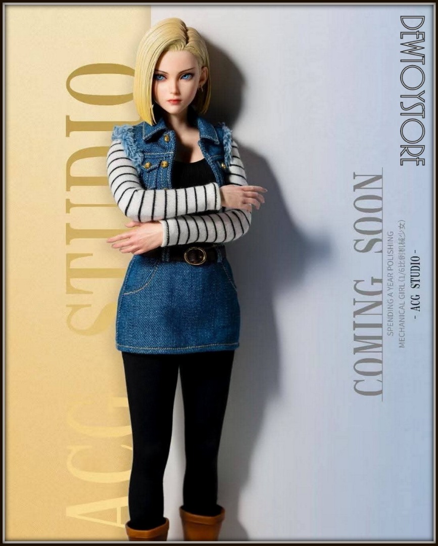 ⭐ [𝗣𝗿𝗲-𝗼𝗿𝗱𝗲𝗿] ACG Studios 1/6 Scale Action Figure - Android 18⭐ ️ ...