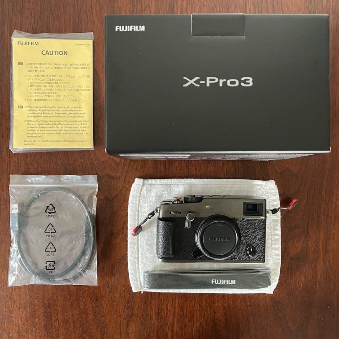 全場最平 超新淨 FULL SET FUJIFILM TITANUIM DURATECT X-Pro3 鈦黑色限定版 FUJI XPRO3 ...