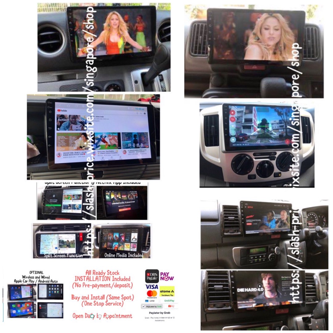 $188 with INSTALLATION (Latest QLED) Toyota Hiace LiteAce Nissan NV200 ...