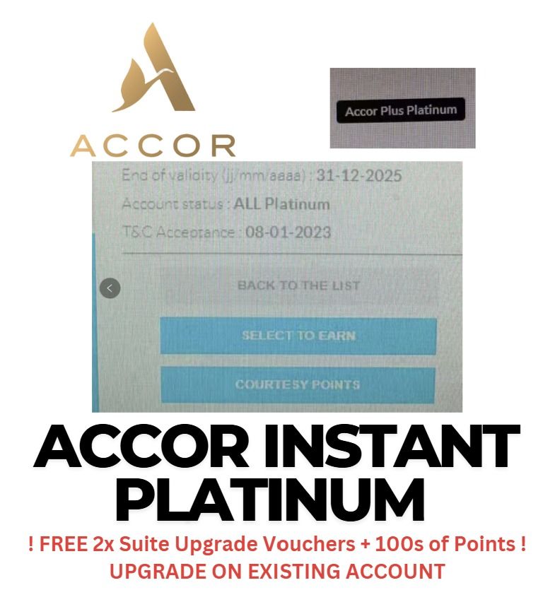 Accor Platinum Membership Challenge Dec 2025 PPS Ambassador Titanium ...