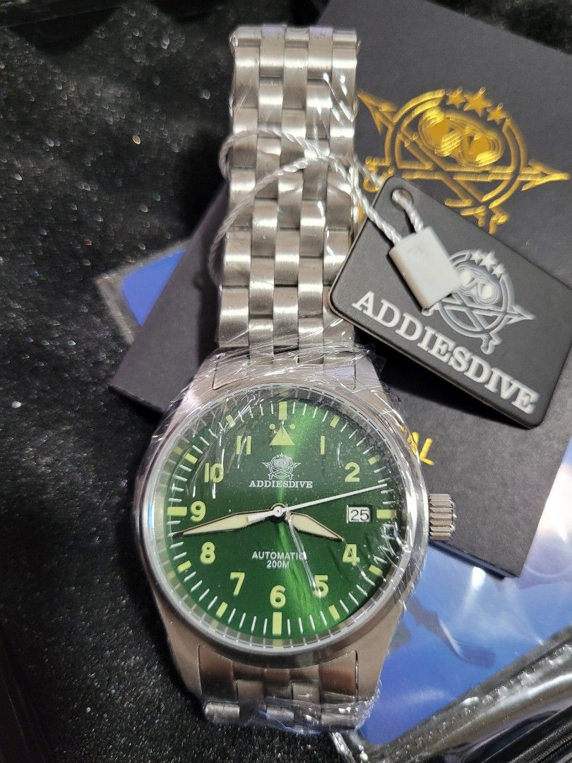 Addiesdive Pilot Japan NH35A automatic Watch, Men's Fashion, Watches ...